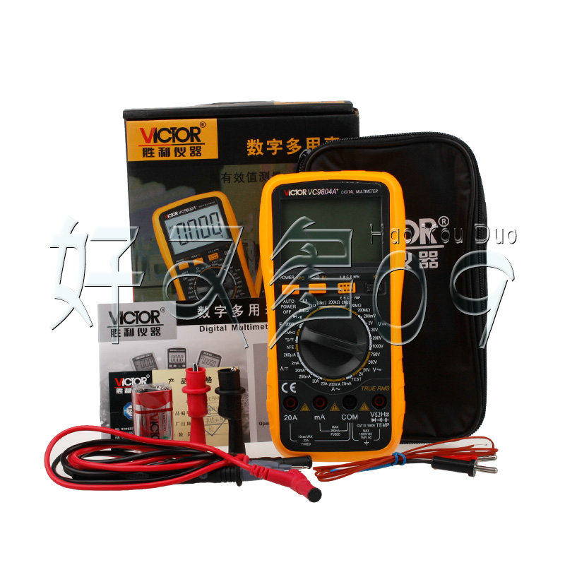 Купить Подлинный VICTOR победа цифровой мультиметр VC9801A+/9802A+/VC9804A+ гарантия 1 год в ...