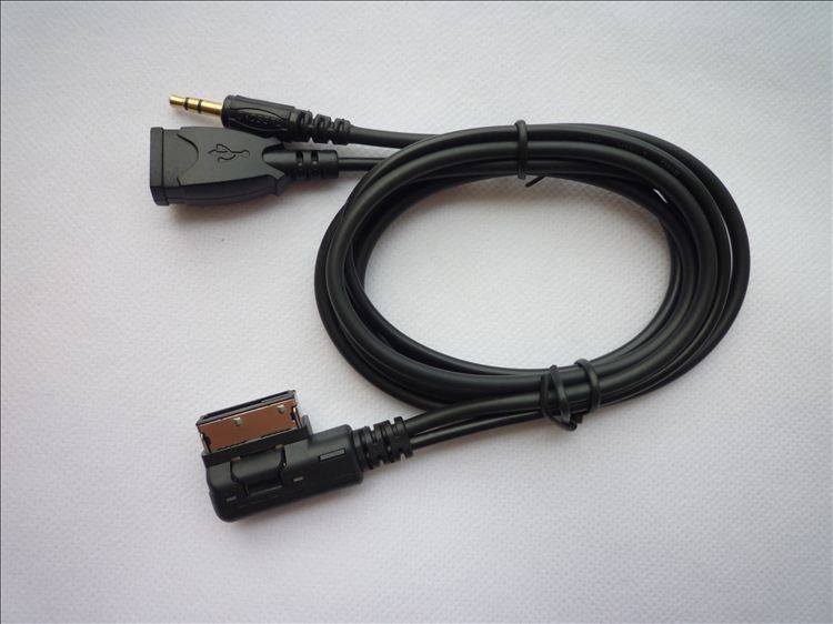 Find Music 3.5mm jack + USB AUX Interface AMI MDI Cable Adapter for ...