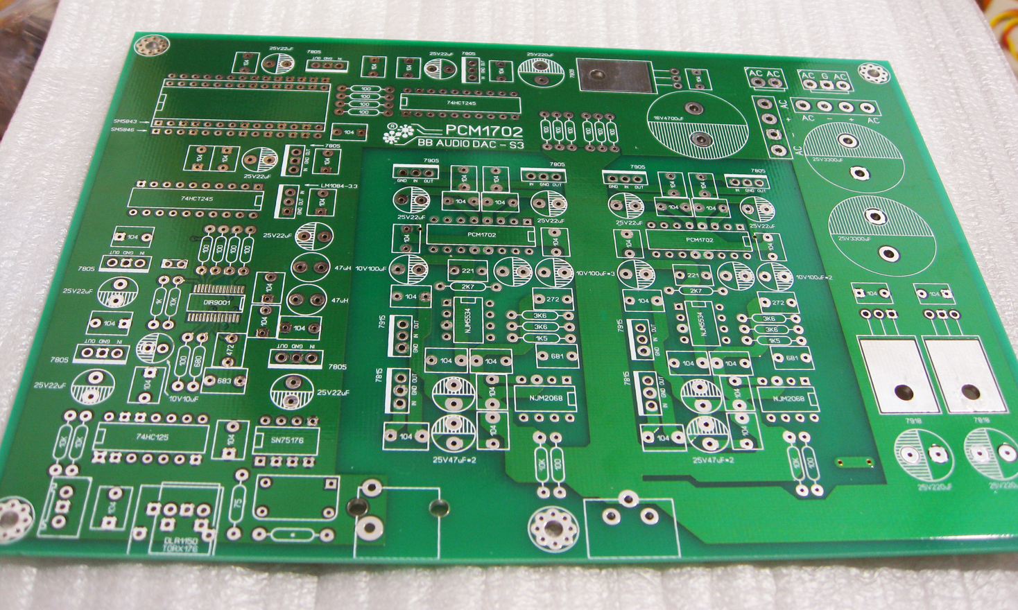 HIFIDIY论坛-PCM1702 DAC PCB板50元。TDA1541 DAC PCB板50元。 - Powered by Discuz!