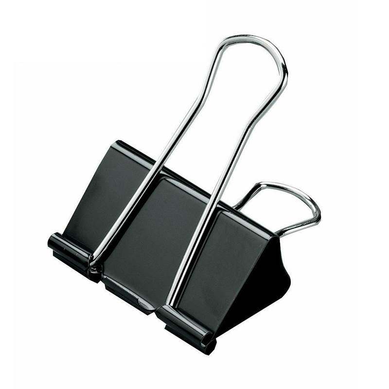 Printed Metal Binder Clips Paper Clip Clamp Office School – Qiling Qiling