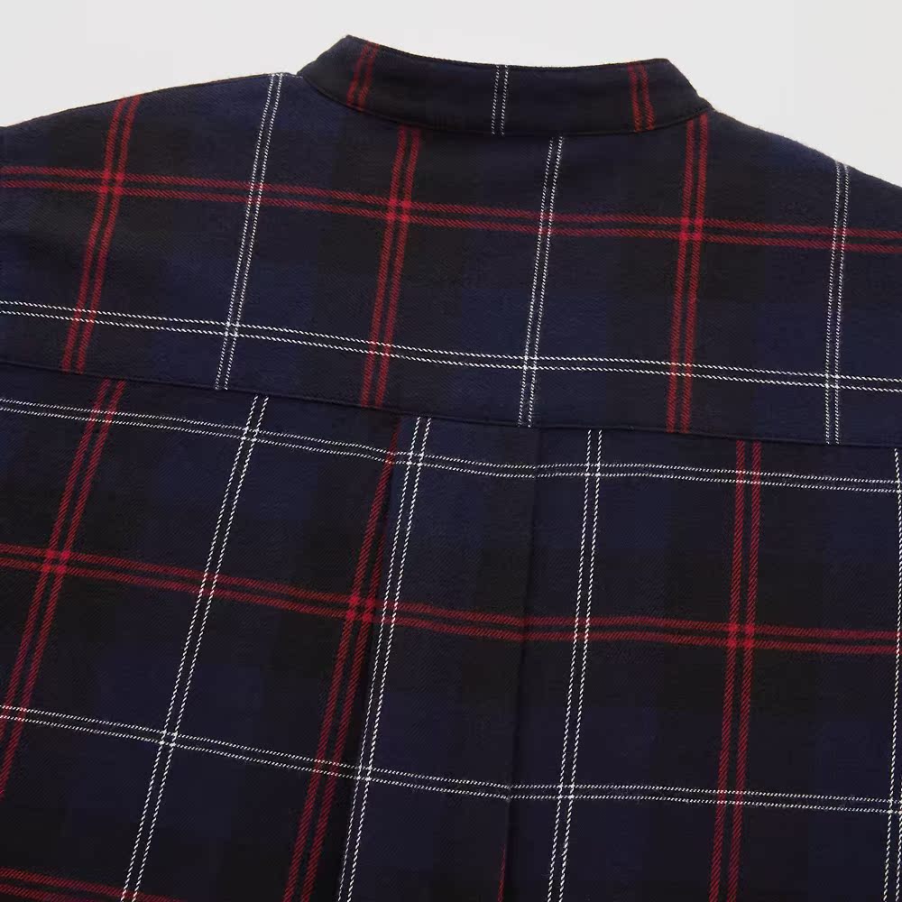 Купить Женщины фланель A шрифт платье ( длинный рукав ) 432506 Uniqlo ...