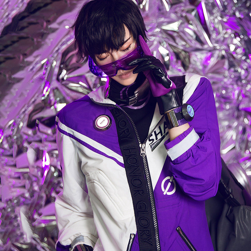 Three-point delusion cos clothing Li Bai keen power daily handsome game ...