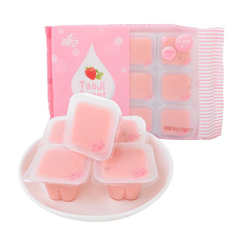 Купить Taoji. клубника Бактерии молочной кислоты пудинг 300 г / сумка в ...